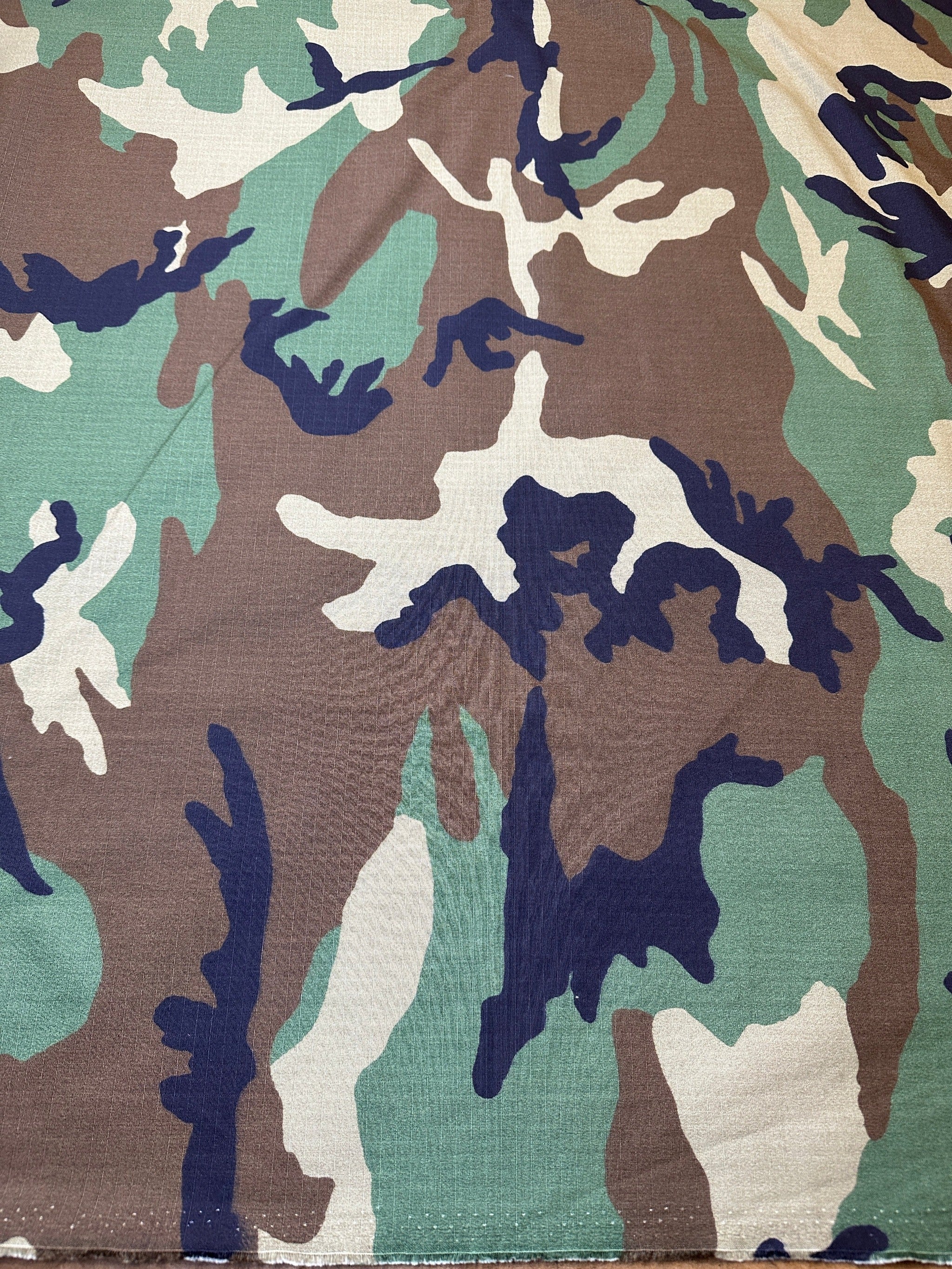 Green Camo - Rip Stop Cotton – Americana Fabrics
