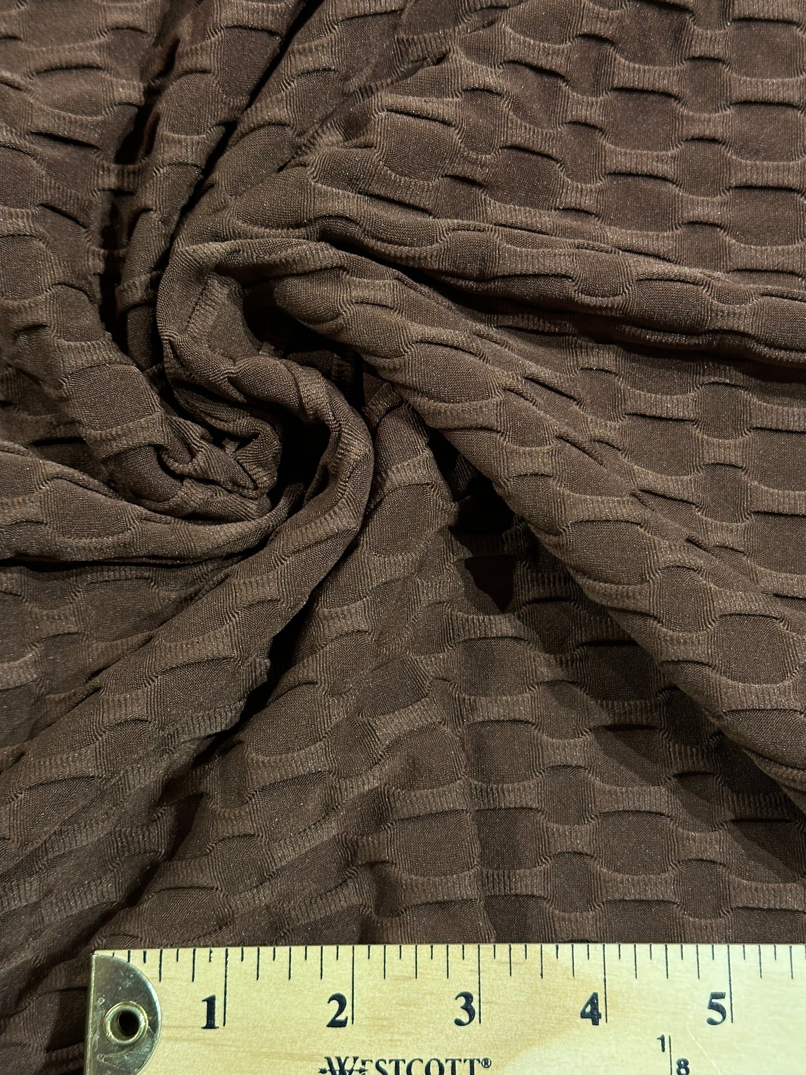 Brown - Poly/Spandex Knit - 60" Wide – Americana Fabrics