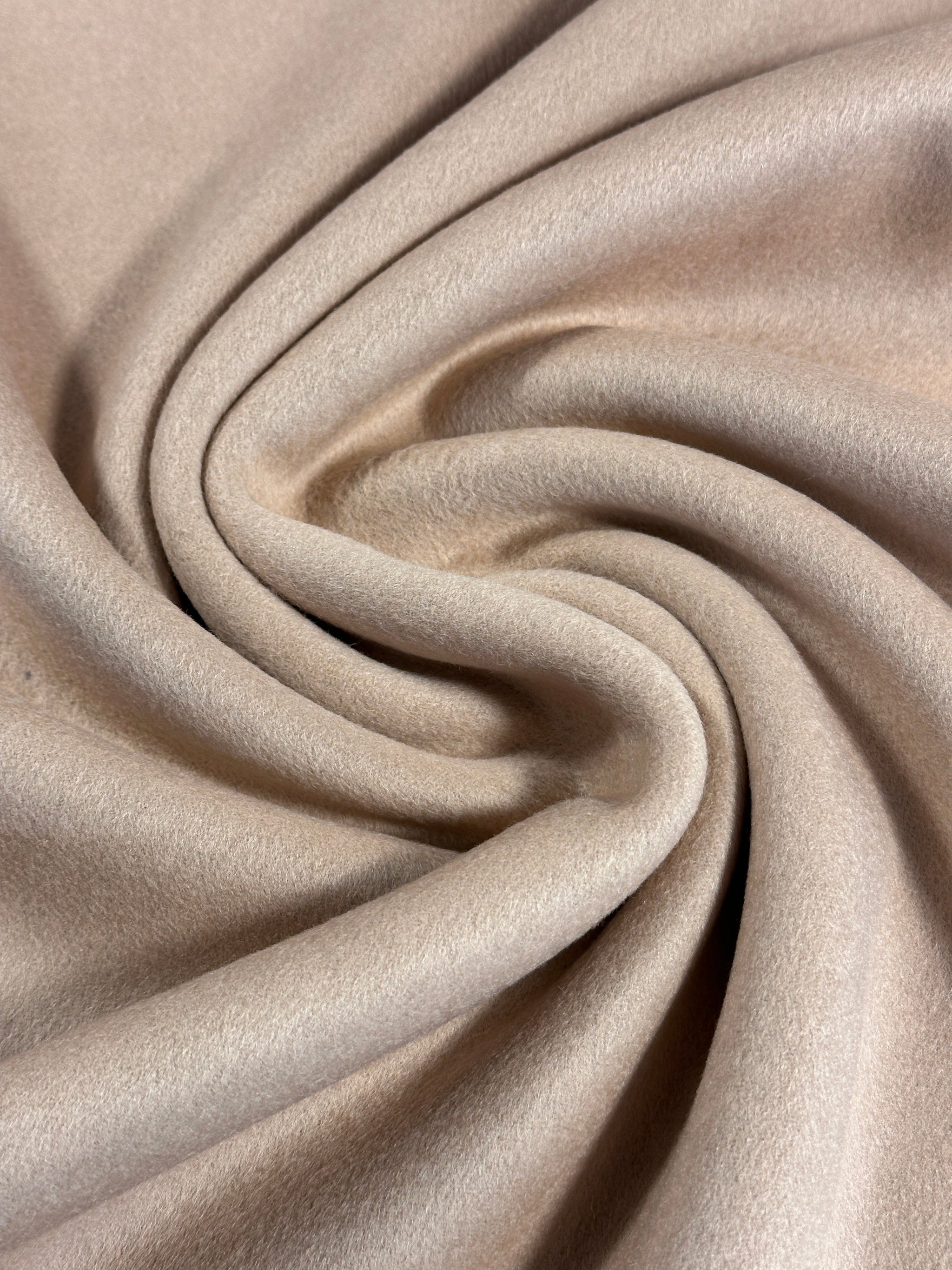 Cream - Melton Wool Blend - 58" Wide - 50% Wool 50% Poly – Americana ...