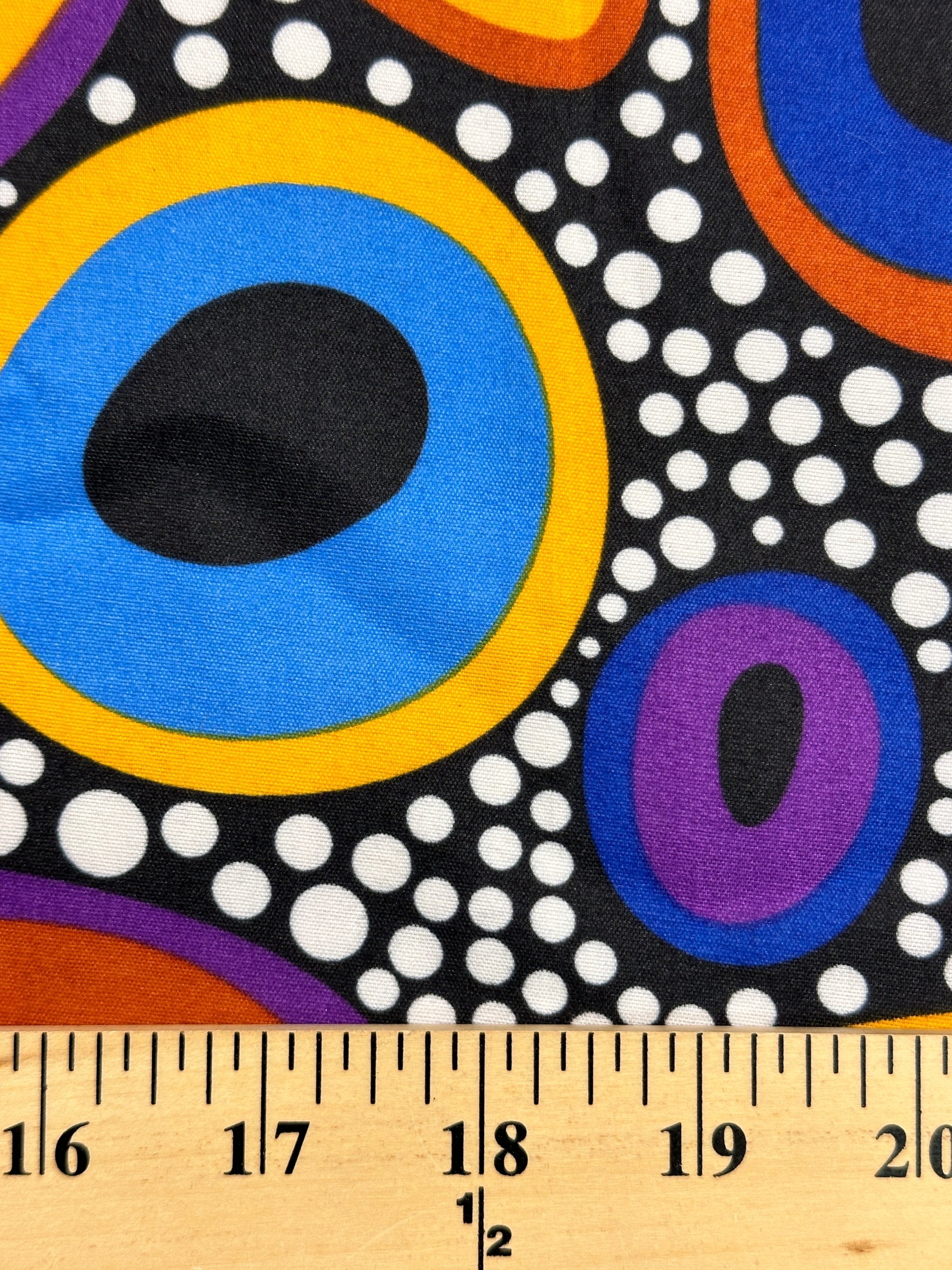 Vlisco African Fabric - Wax Block Print Cotton Fabric - 44" wide - 100 ...